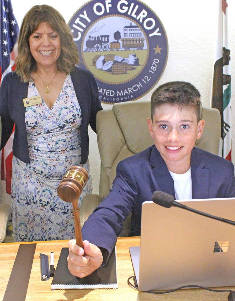 Gilroy's new mayor for the day | Gilroy Dispatch | Gilroy, California