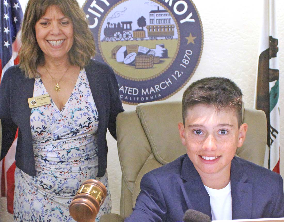 Gilroy's new mayor for the day | Gilroy Dispatch | Gilroy, California